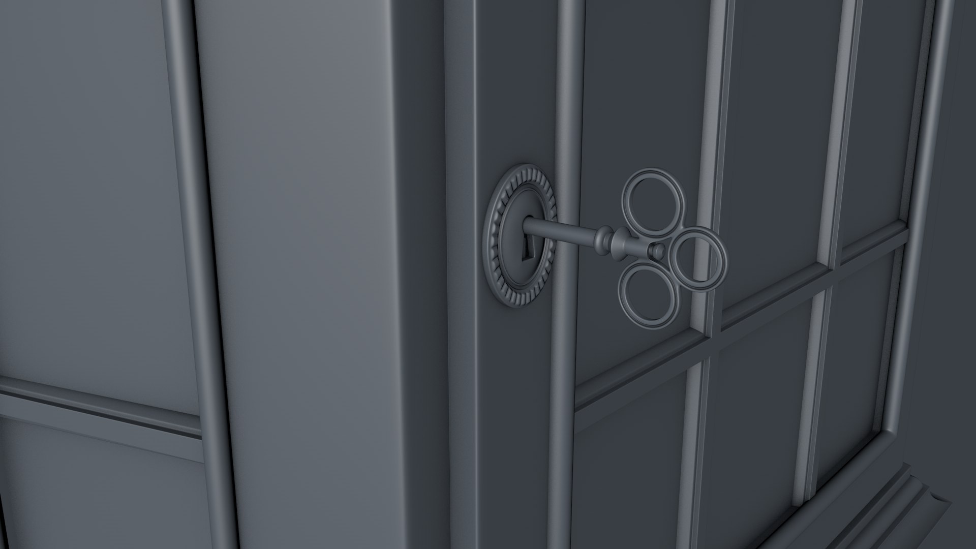 Old Wall Shelf 3D Model - TurboSquid 1414373
