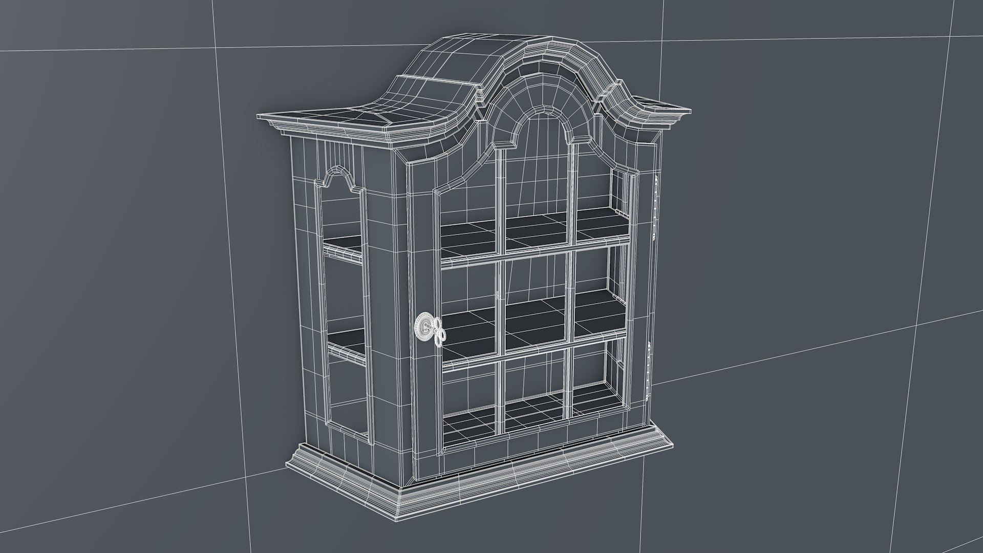 Old Wall Shelf 3D Model - TurboSquid 1414373