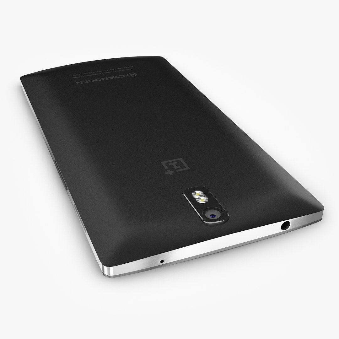 oneplus white black 3d model