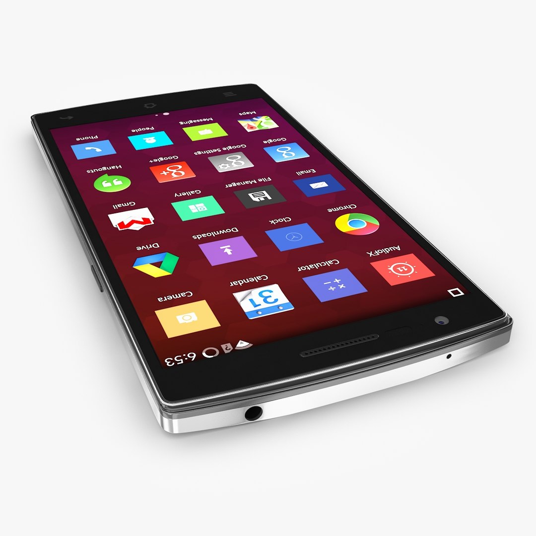 oneplus white black 3d model