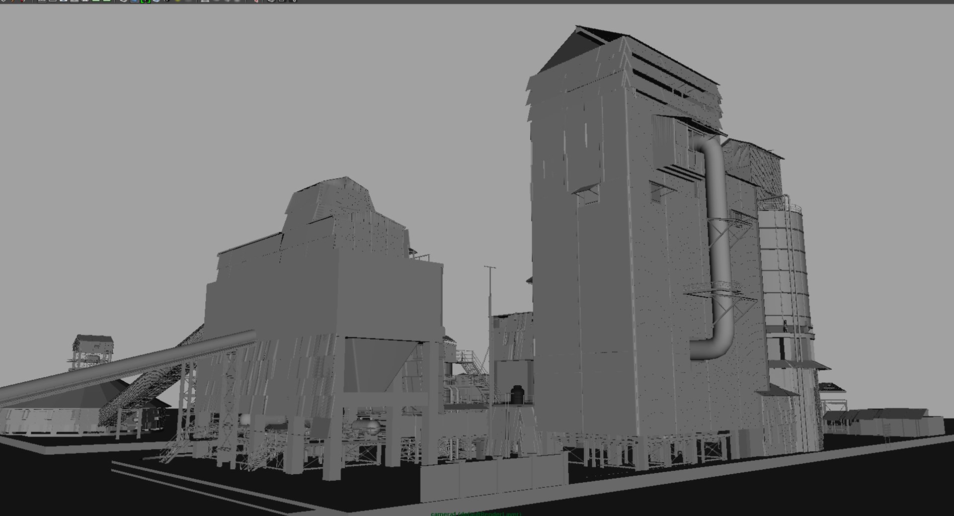 3D cement factory - TurboSquid 1513181