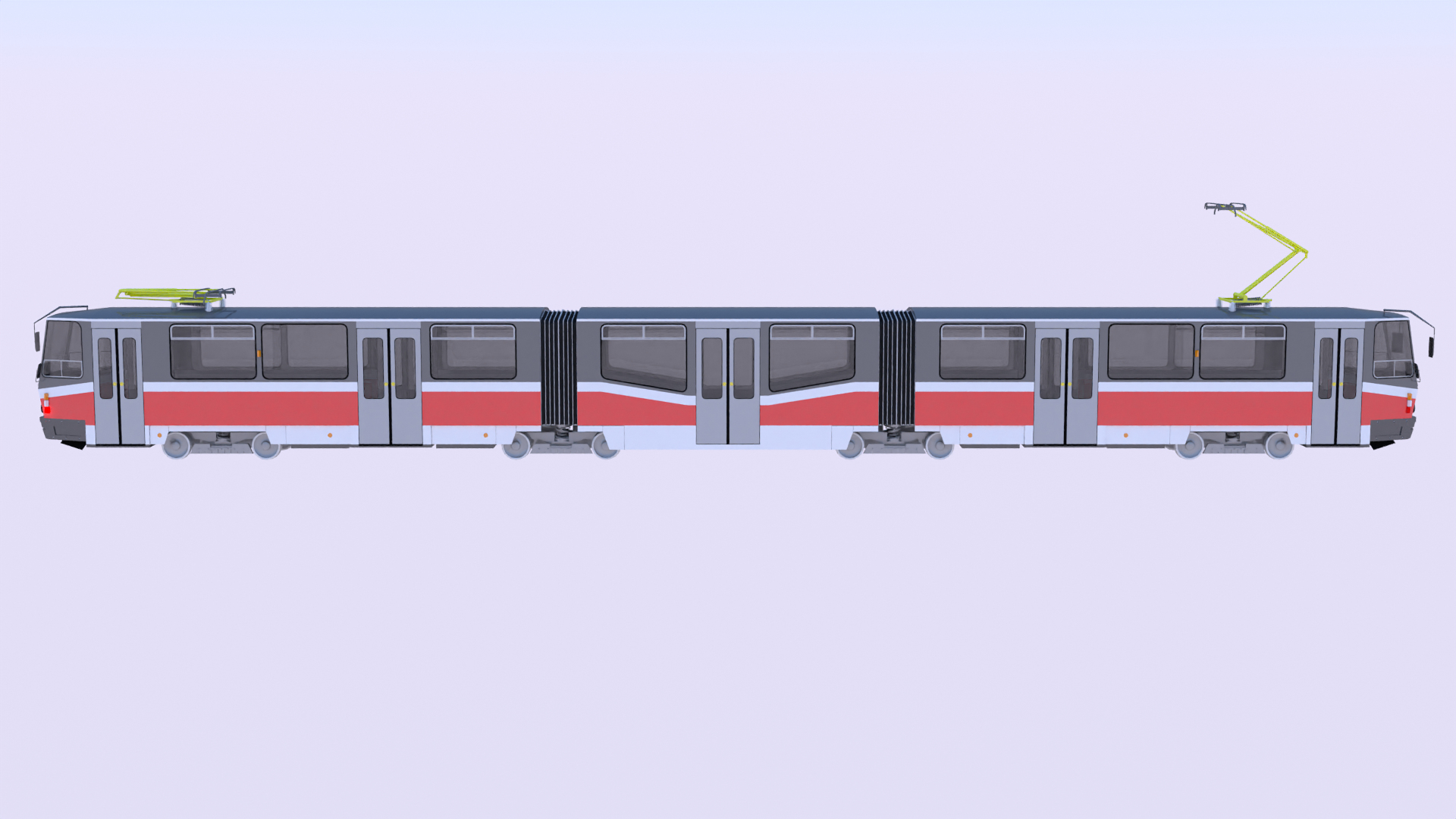 Stadler And KT8D5 Trams Model - TurboSquid 2343984