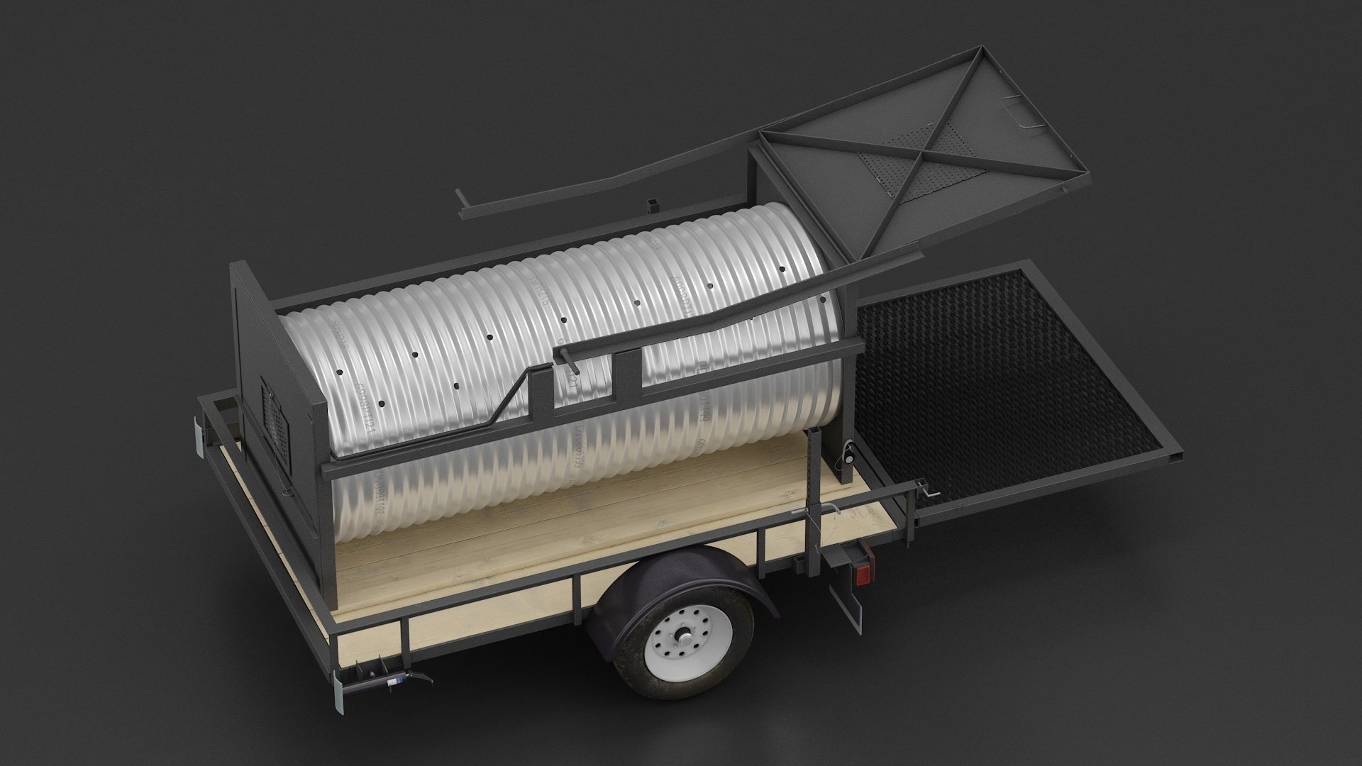 3D Model Culvert Style Bear Trap - TurboSquid 2108531
