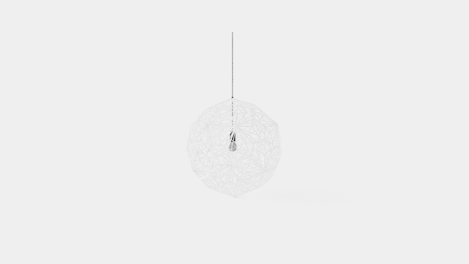 Etch Web Steel Ceiling Lamp Model - TurboSquid 2247391