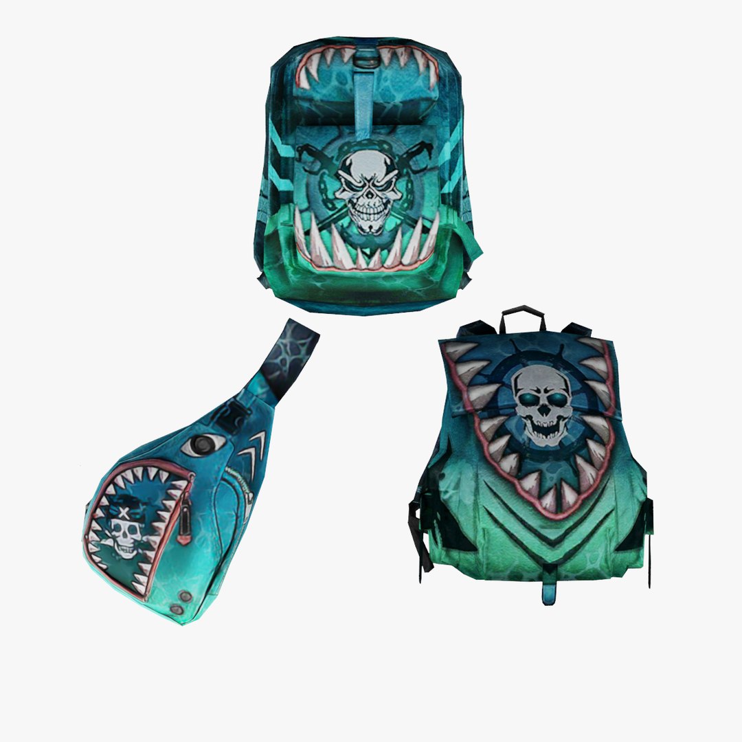 Bag 3x Pirate MK2 Backpack 3D Model - TurboSquid 1849473