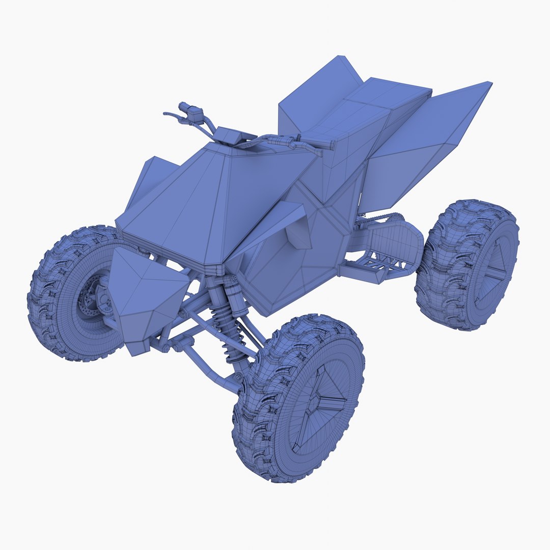 3D Tesla Cyberquad Atv Quads Model - TurboSquid 1592741