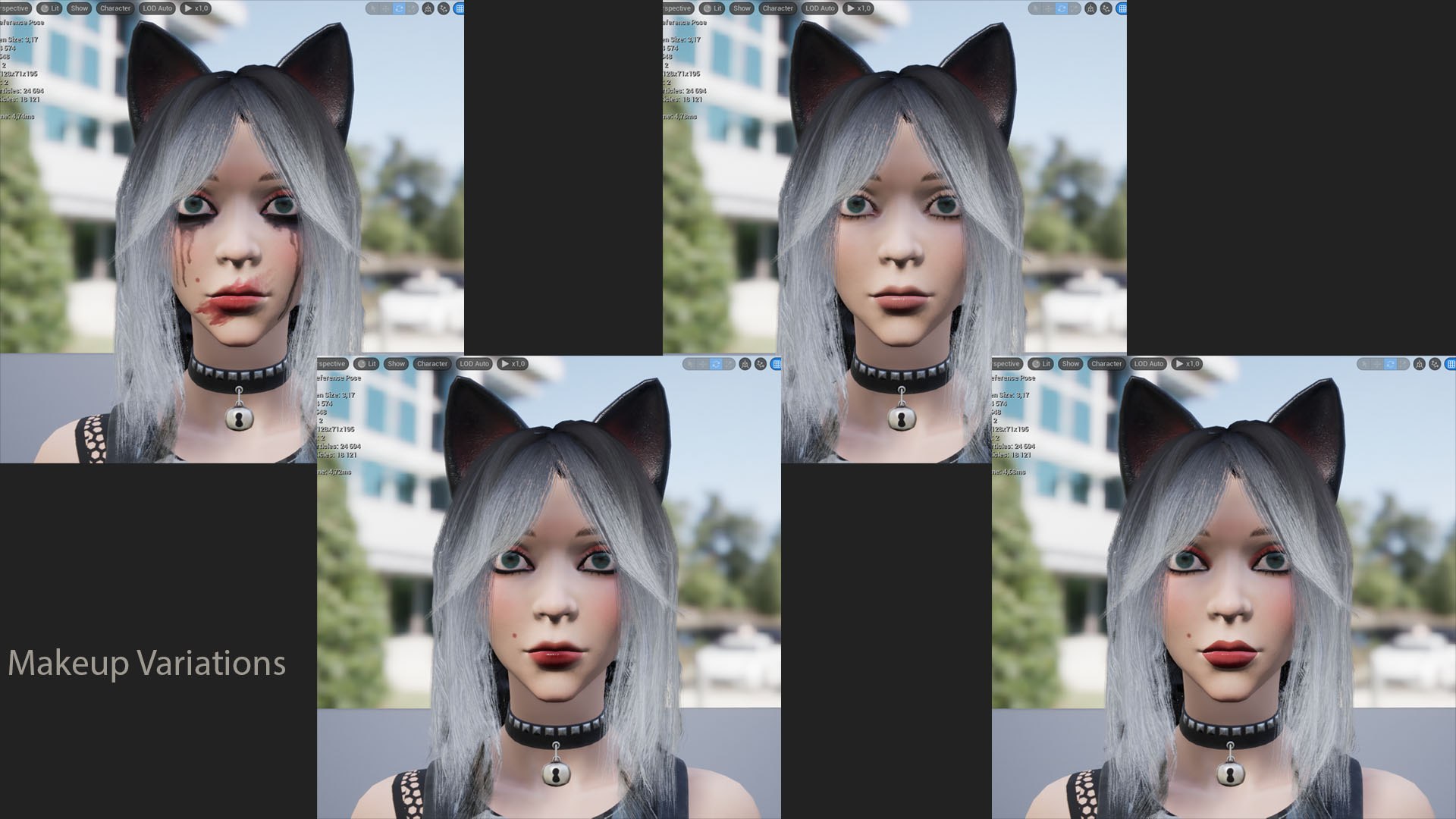 Rock Cat Girl Model - TurboSquid 1974160