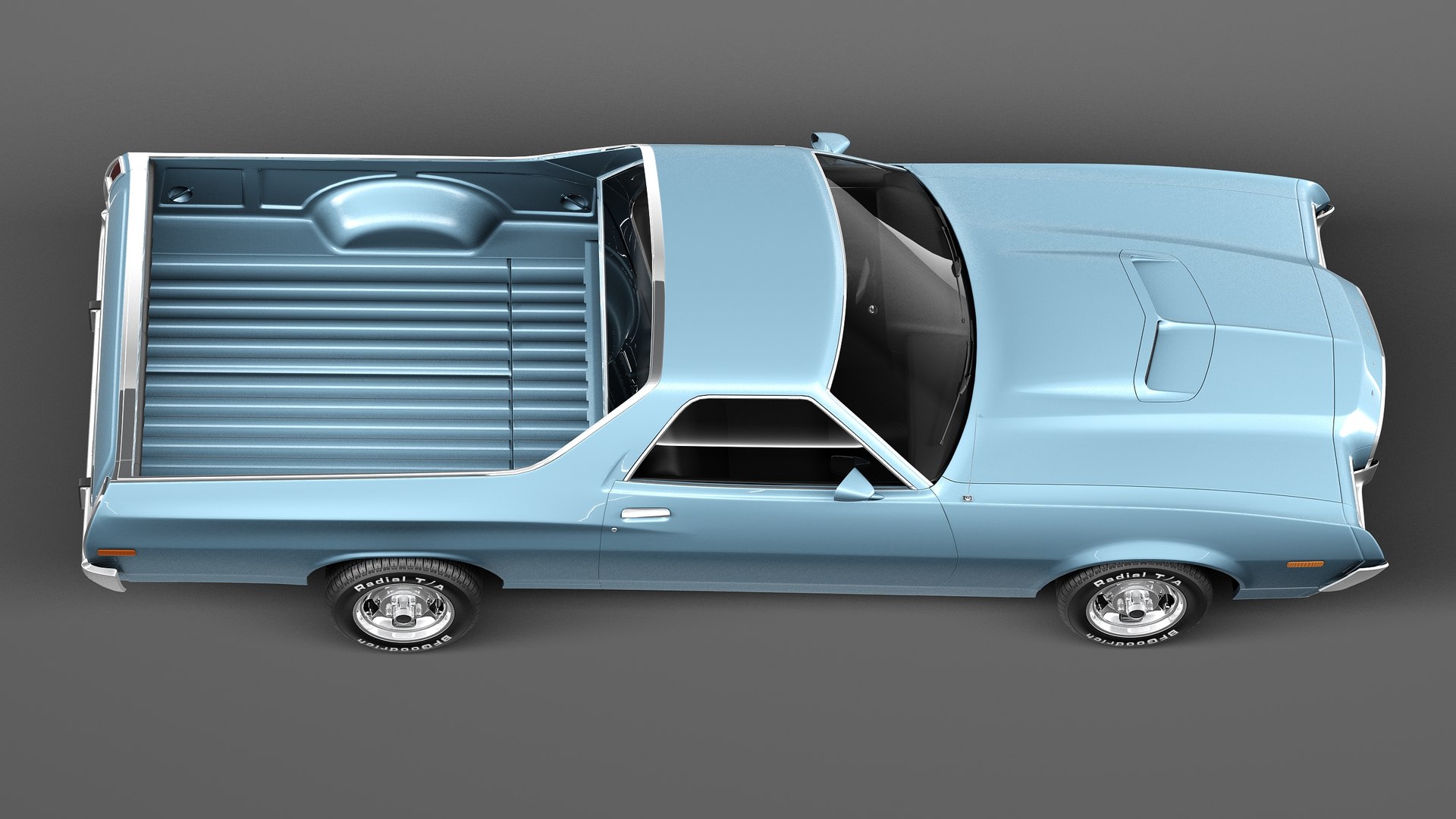 Ranchero 1972 Antique 3ds