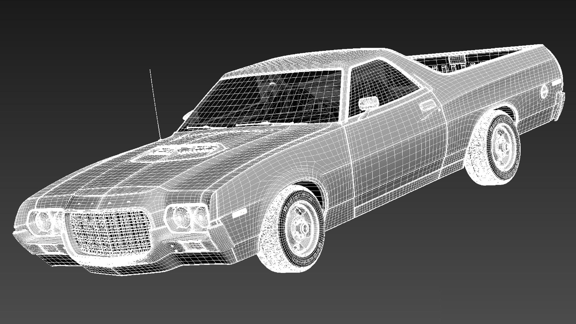 ranchero 1972 antique 3ds