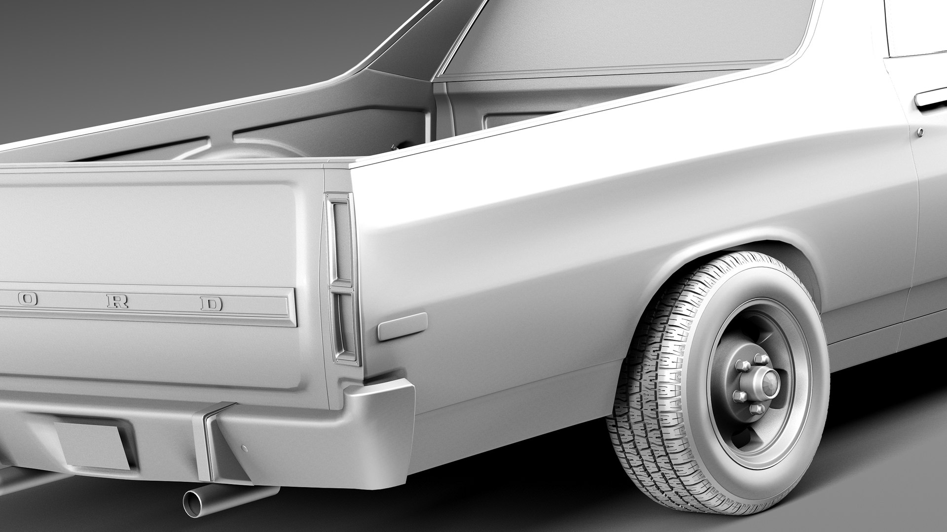 Ranchero 1972 Antique 3ds