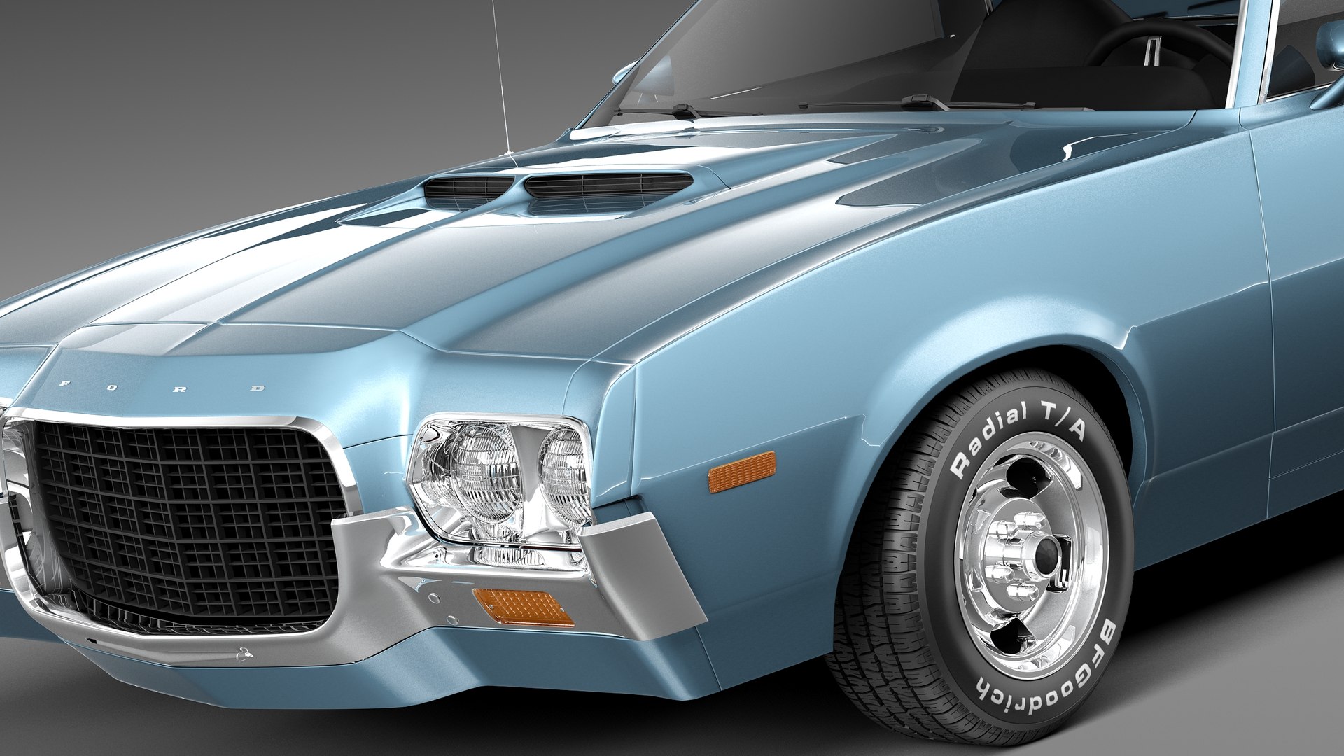 Ranchero 1972 Antique 3ds