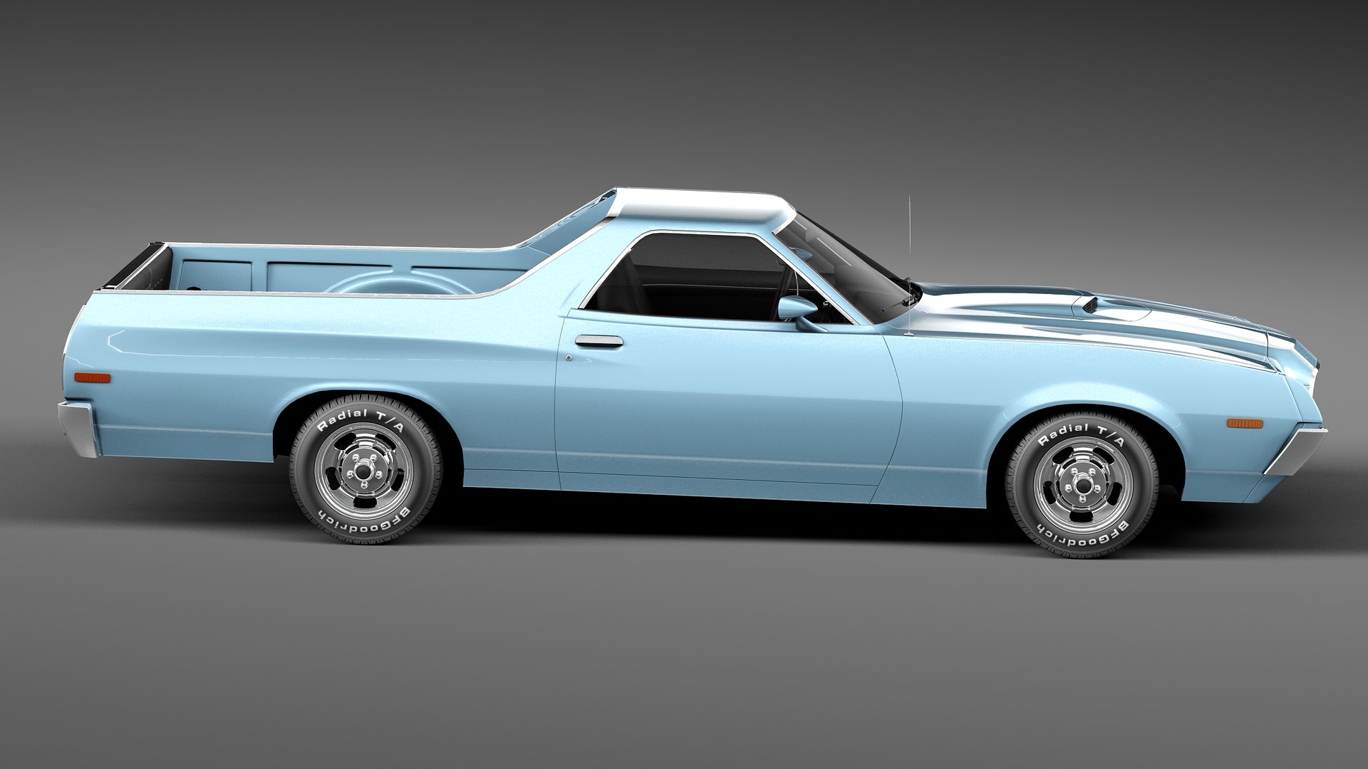 Ranchero 1972 Antique 3ds