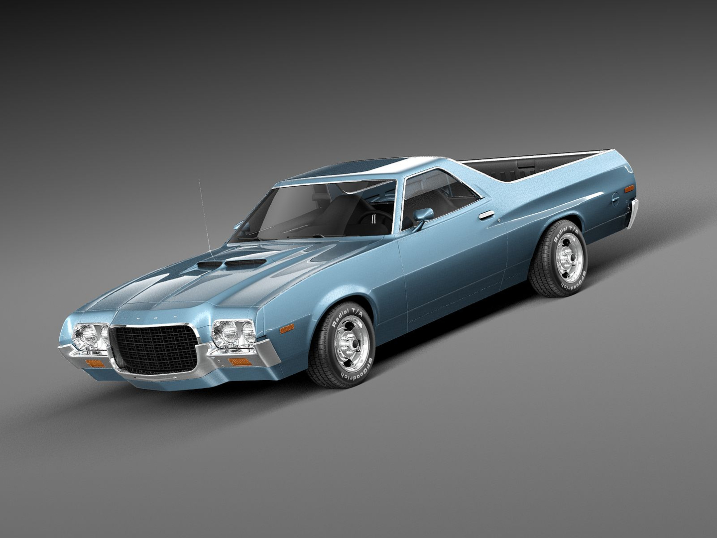 Ranchero 1972 Antique 3ds