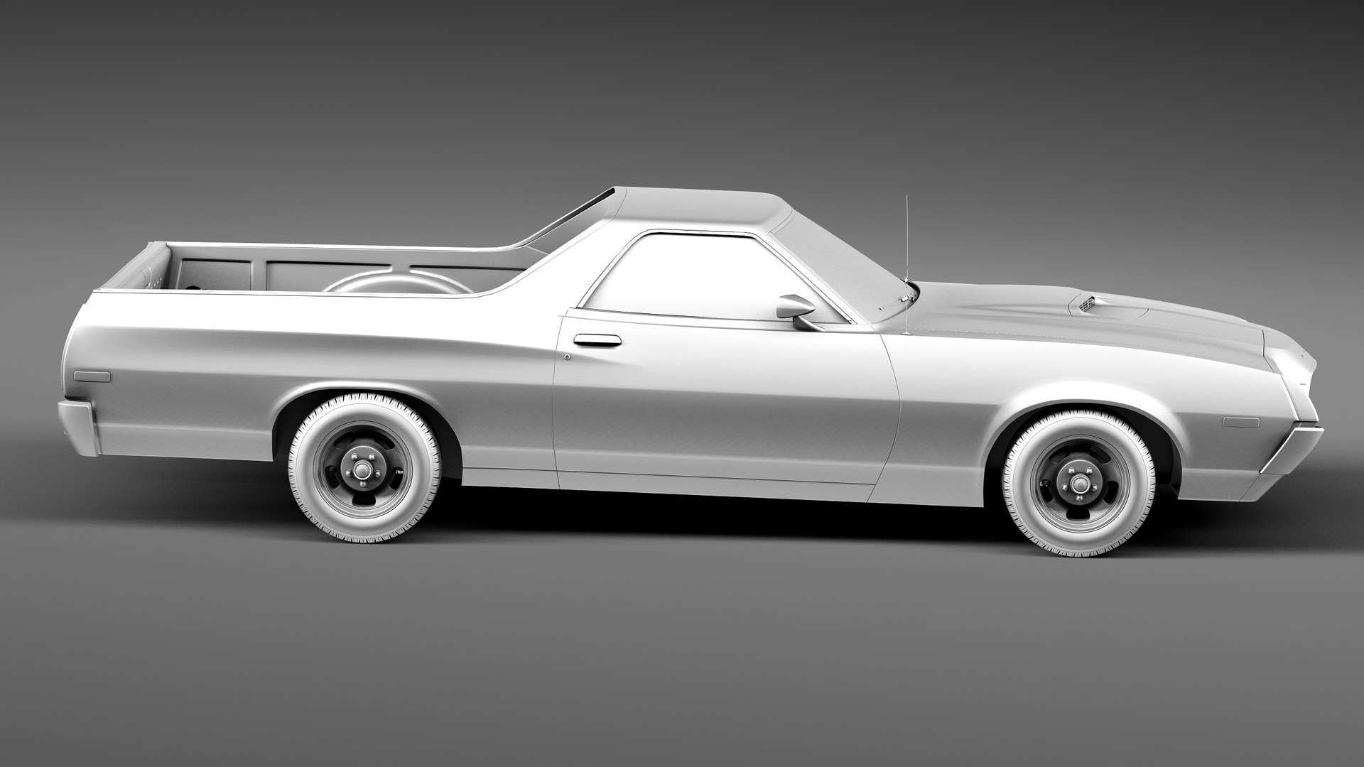 Ranchero 1972 Antique 3ds