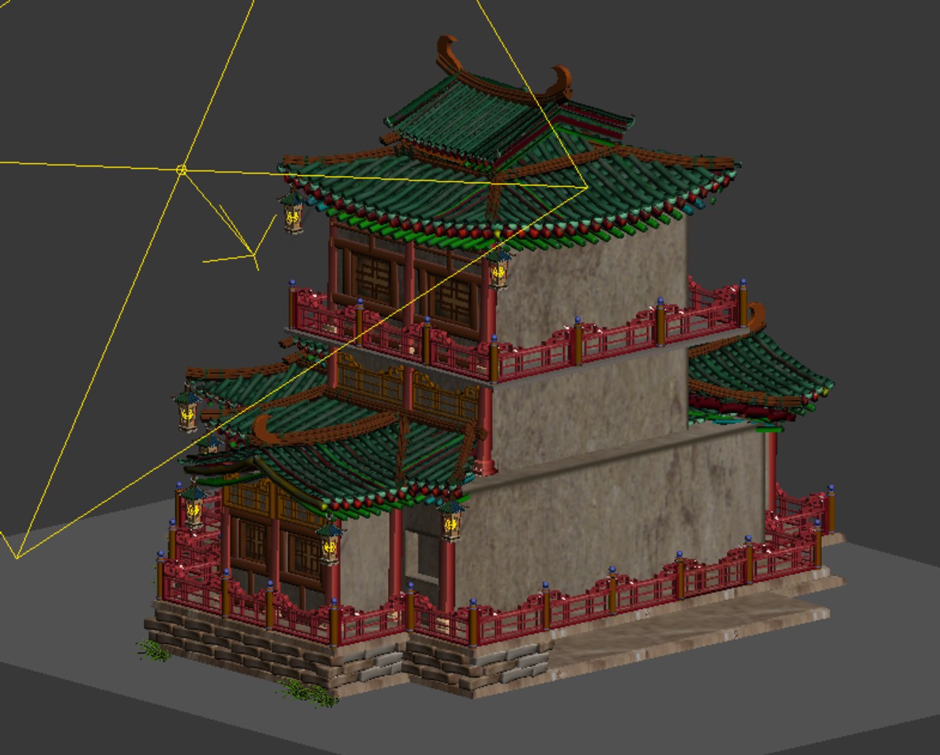 3D Japanese Style House 3D Model High-poly - TurboSquid 2345785