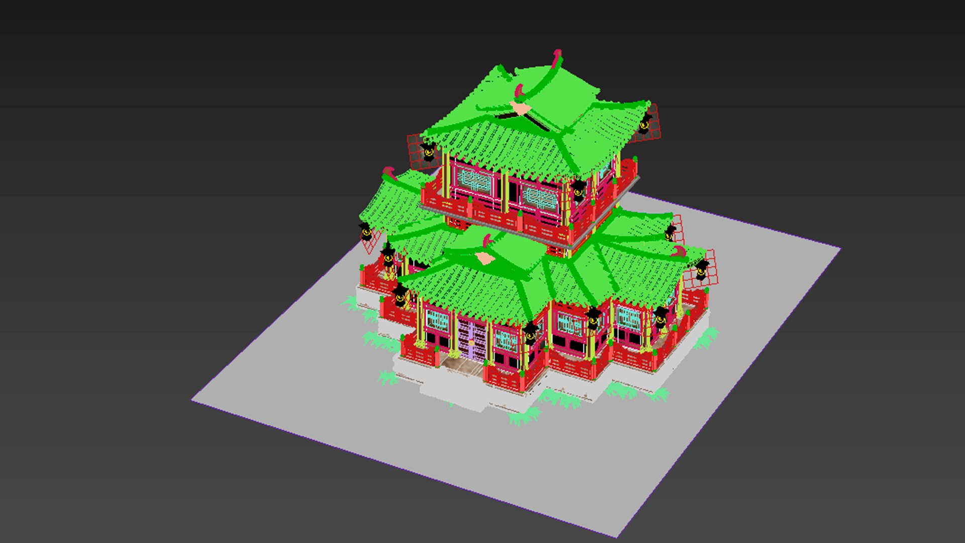 3D Japanese Style House 3D Model High-poly - TurboSquid 2345785
