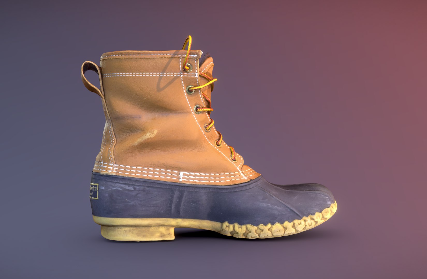 3D L Bean Boot Model - TurboSquid 1401690
