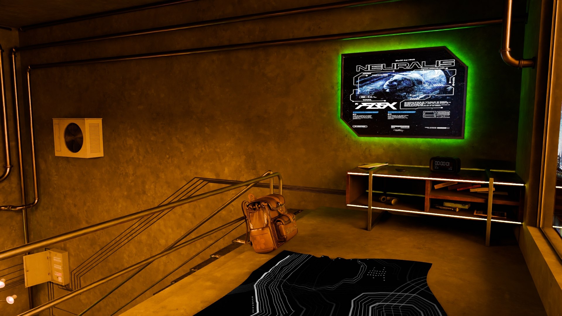 3D Cyberpunk Room - TurboSquid 2359546