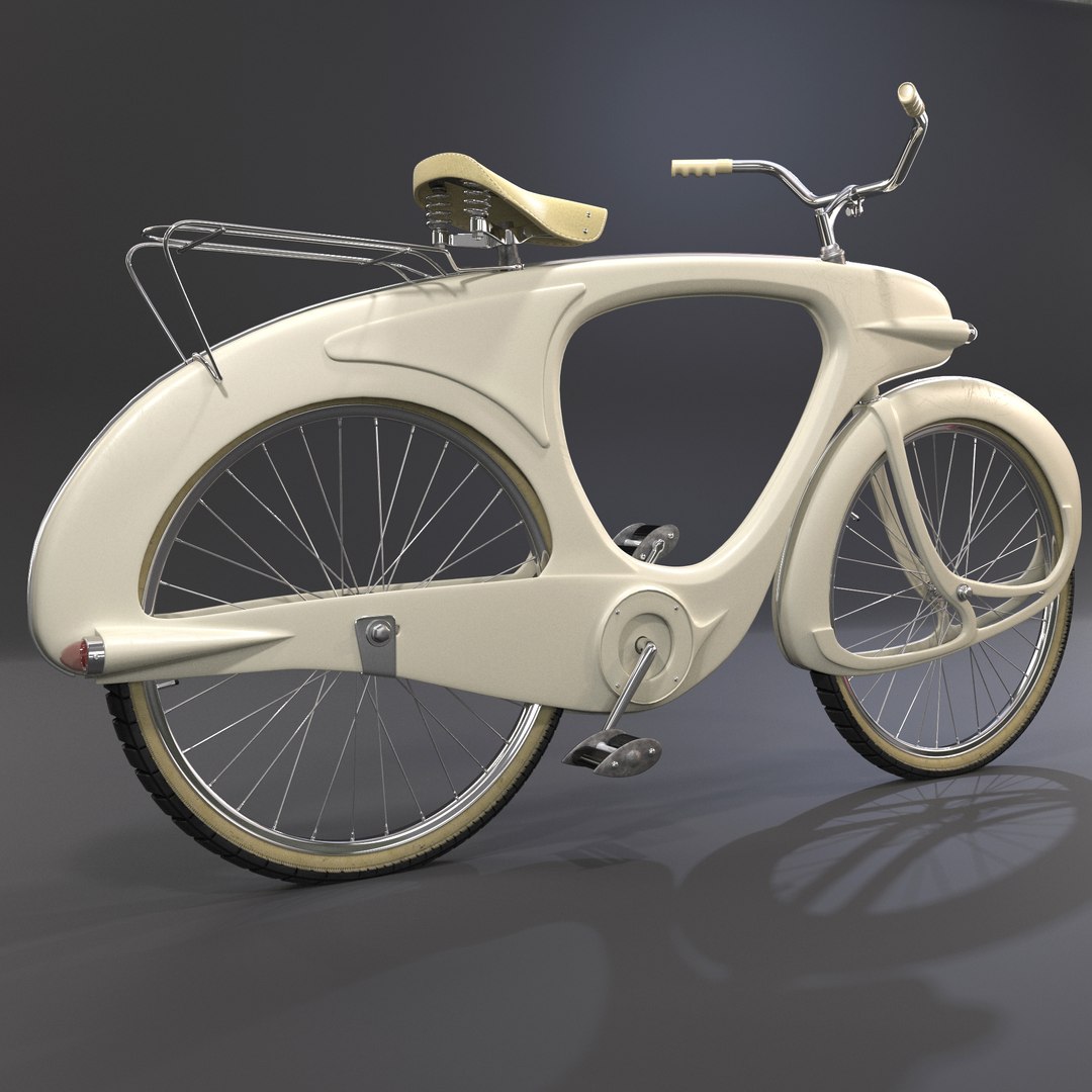 Vintage Bicycle 3d Model