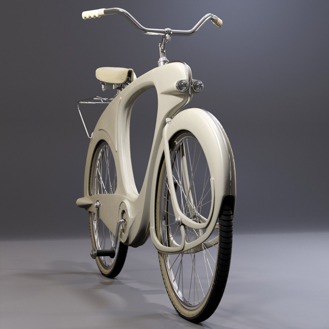 Vintage Bicycle 3d Model