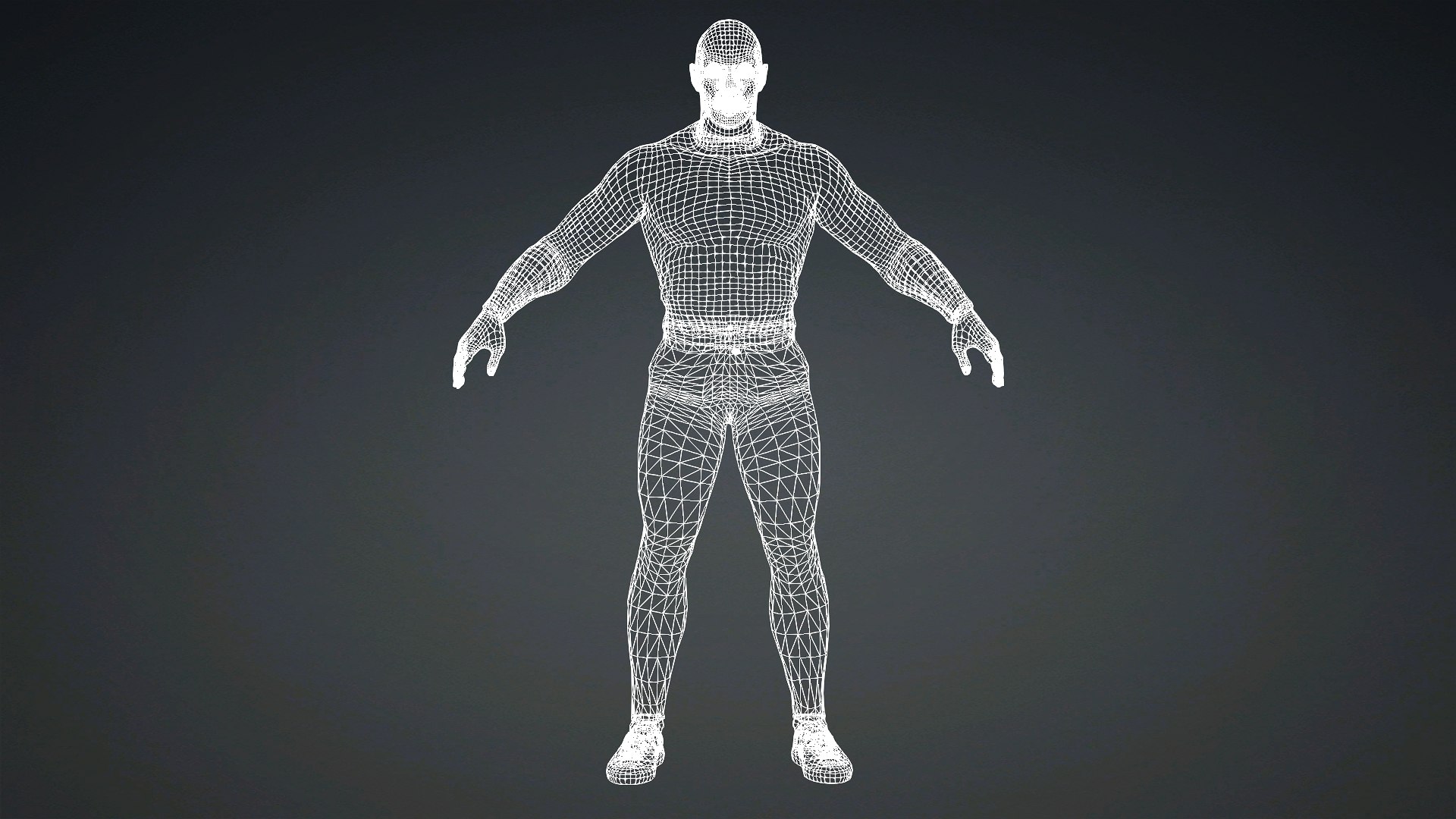 3D Afro Gym Bro Model - TurboSquid 2391349