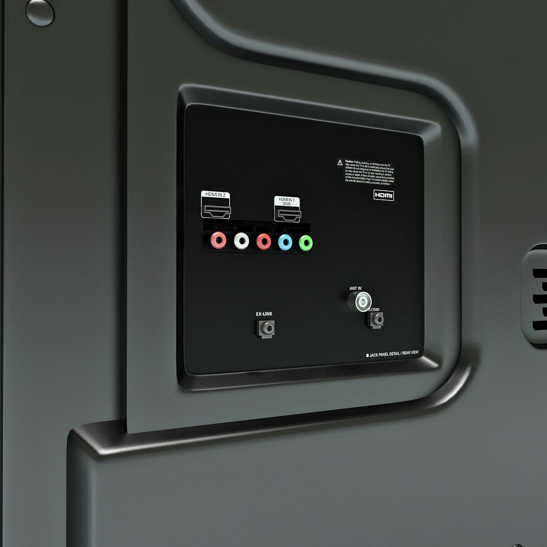 Samsung Un32eh5000 32-inch Led 3d Model