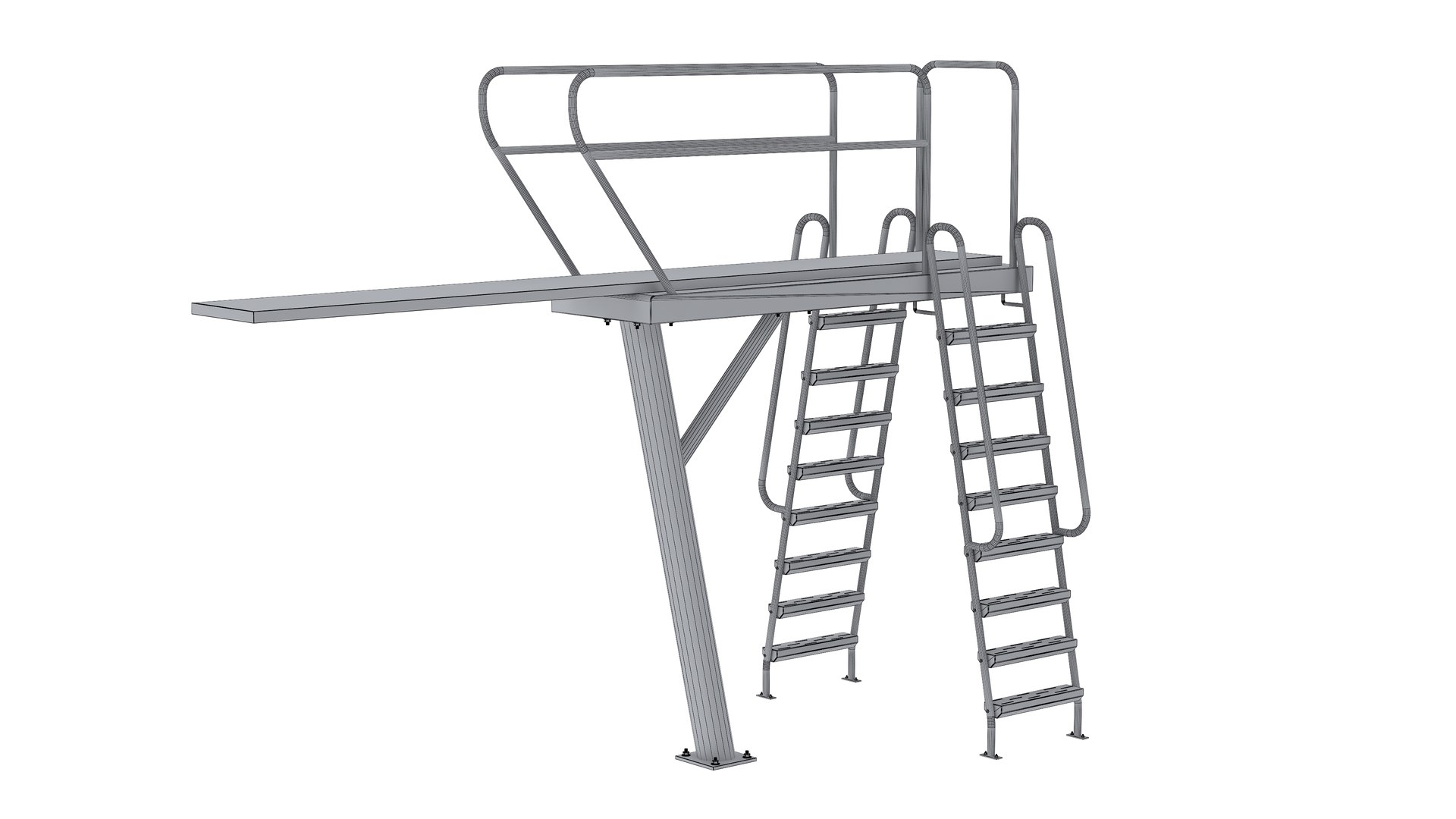 Diving Board 3D - TurboSquid 2293931