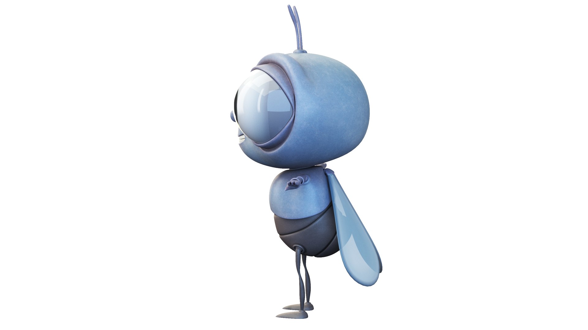 Cartoon Fly Character 3D - TurboSquid 2070248