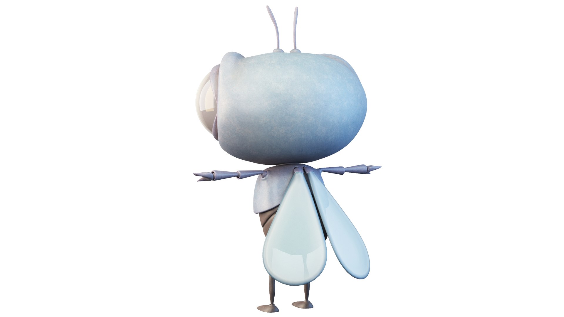 Cartoon Fly Character 3D - TurboSquid 2070248