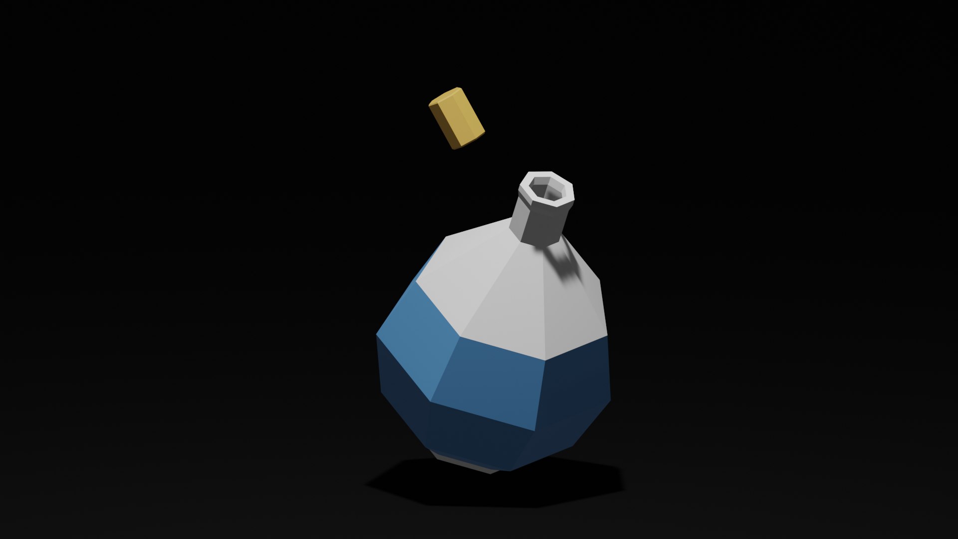 Magic Potion Bottles Low Poly Game Assets 3D Model - TurboSquid 1996632