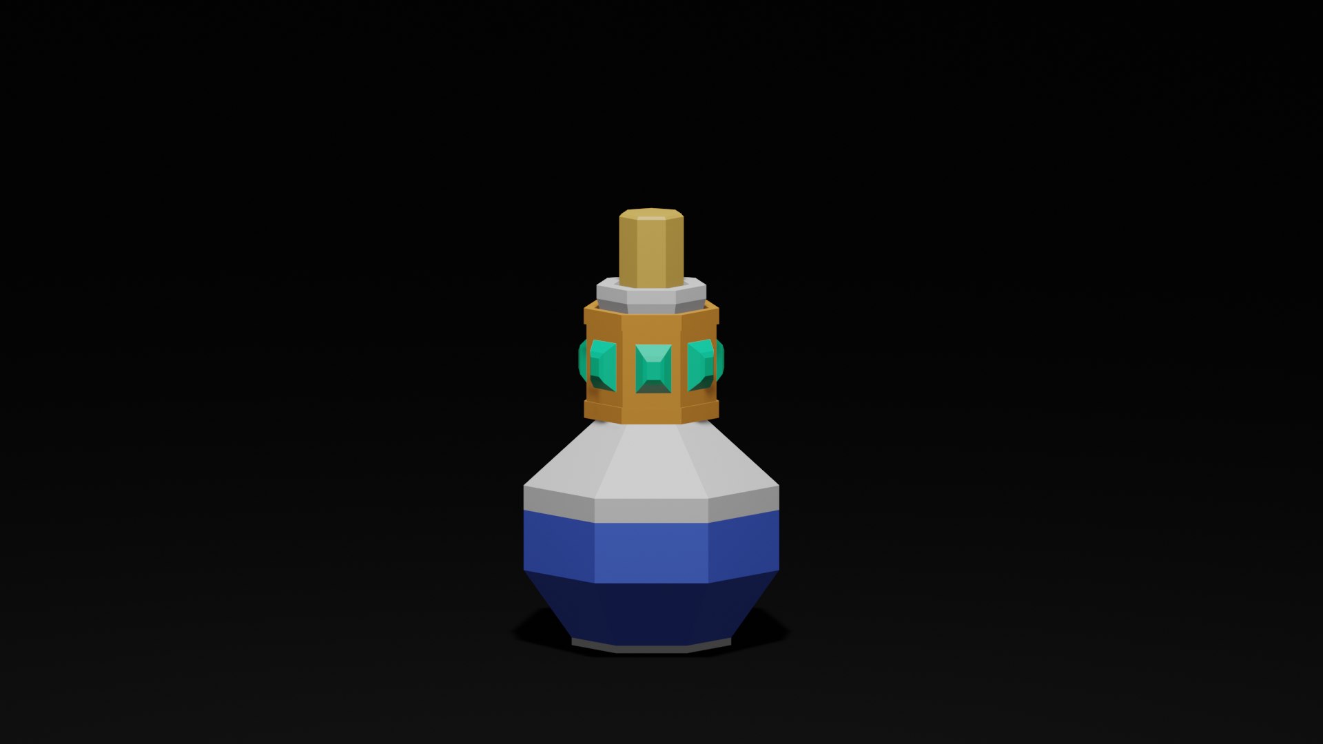 Magic Potion Bottles Low Poly Game Assets 3D Model - TurboSquid 1996632