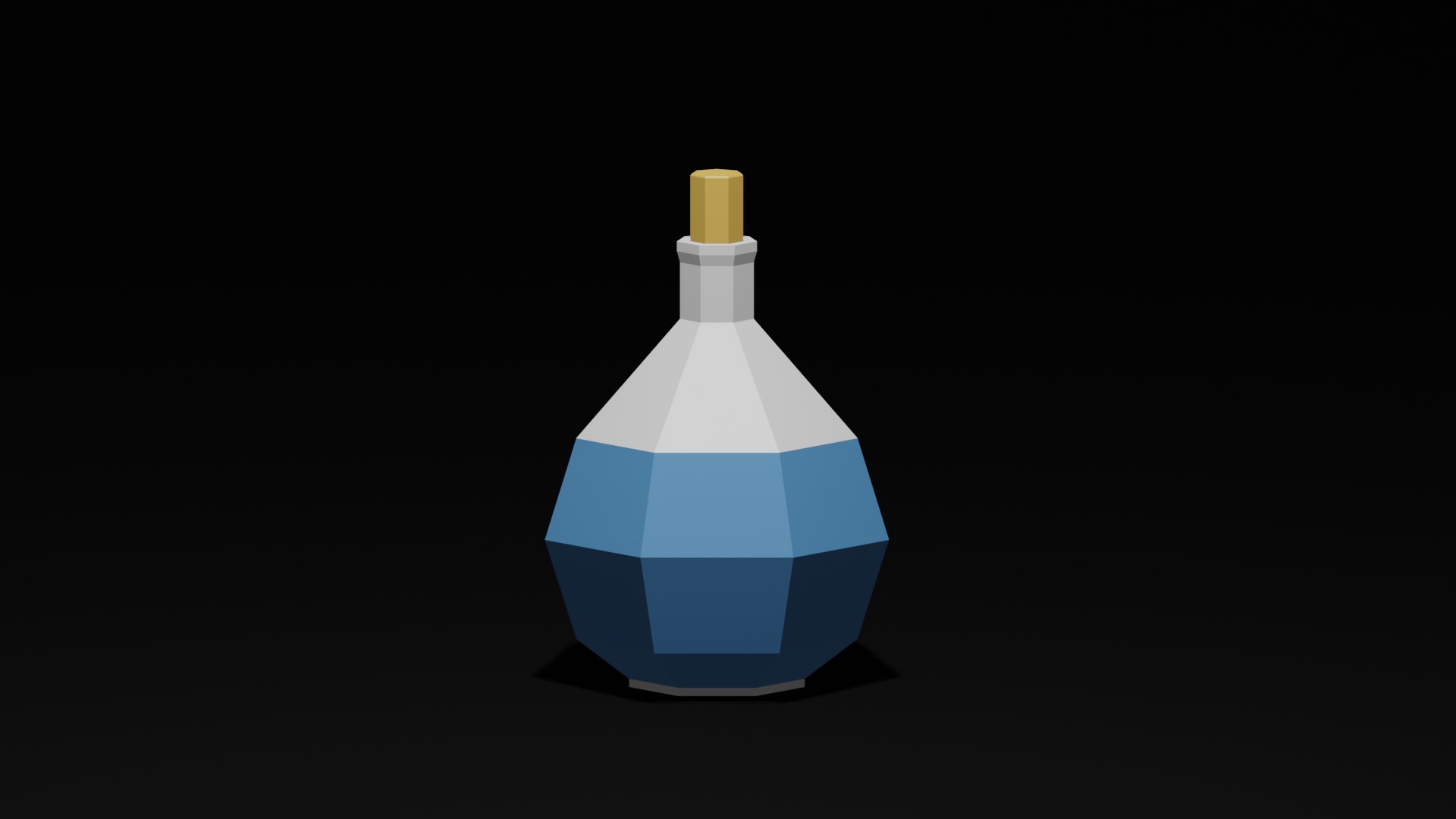 Magic Potion Bottles Low Poly Game Assets 3D Model - TurboSquid 1996632