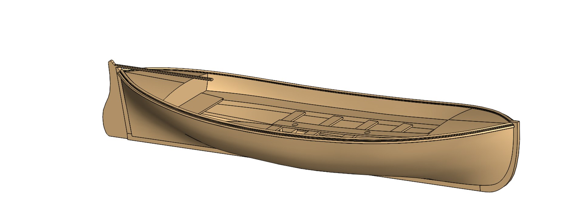 3D Model Row Boat - TurboSquid 1476522