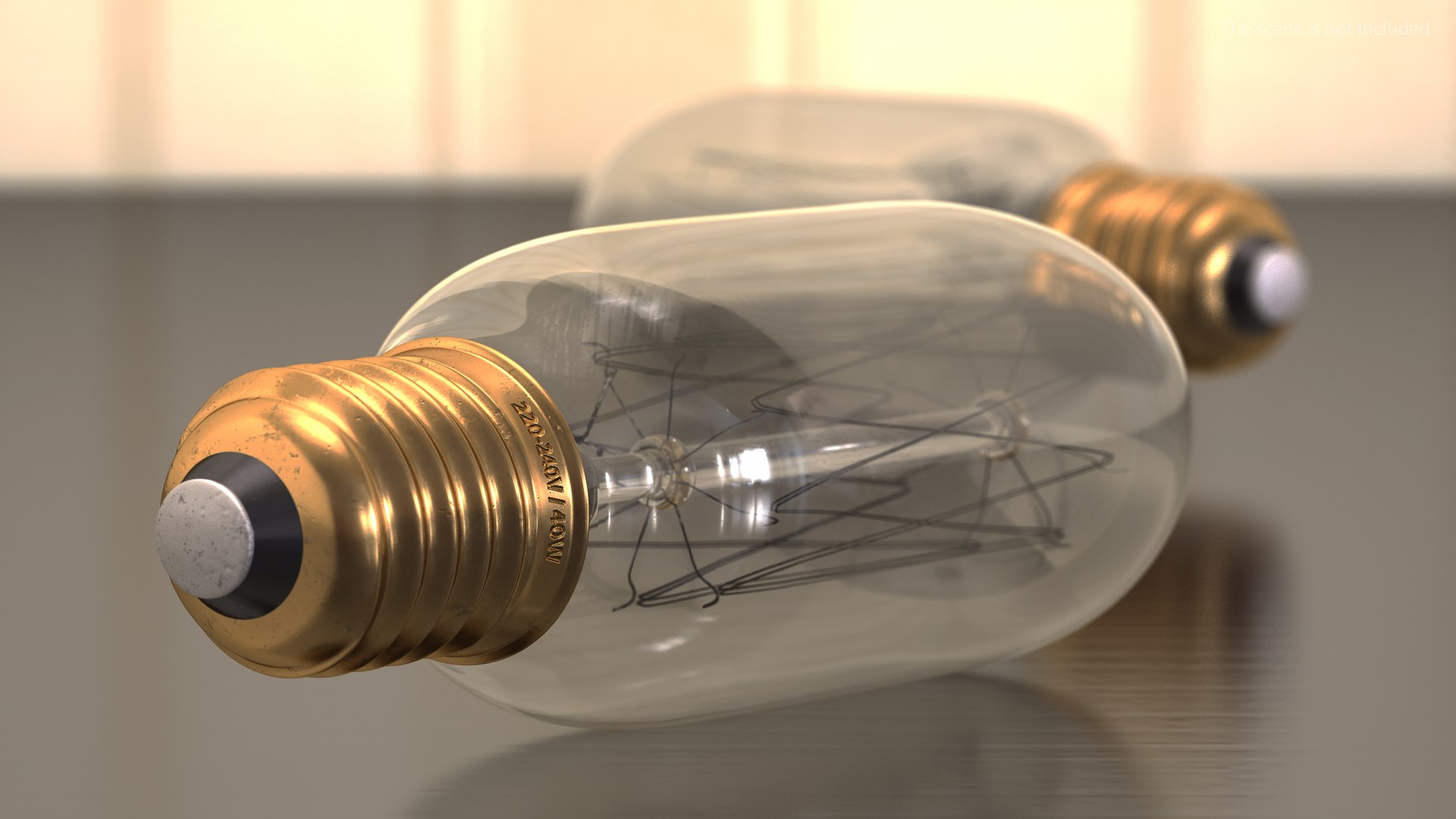 3D vintage edison fat tube - TurboSquid 1640196