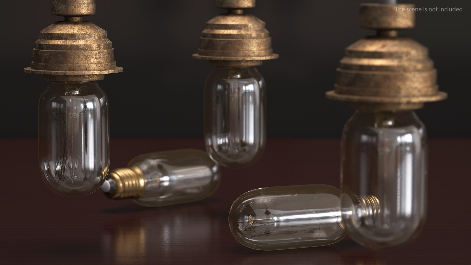 3D vintage edison fat tube - TurboSquid 1640196