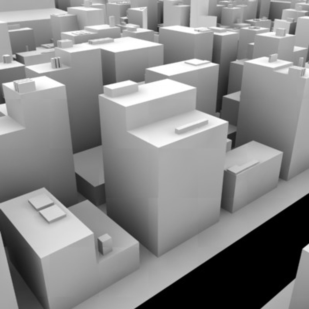 3d City Buildings Model