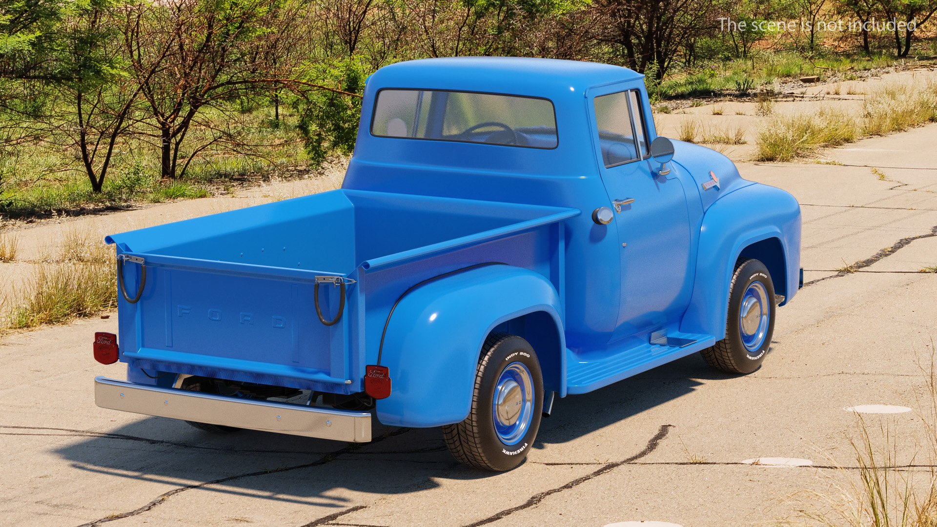 1956 f100 pickup truck model - TurboSquid 1528925