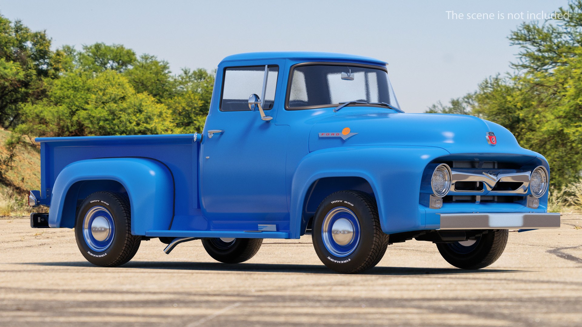 1956 f100 pickup truck model - TurboSquid 1528925