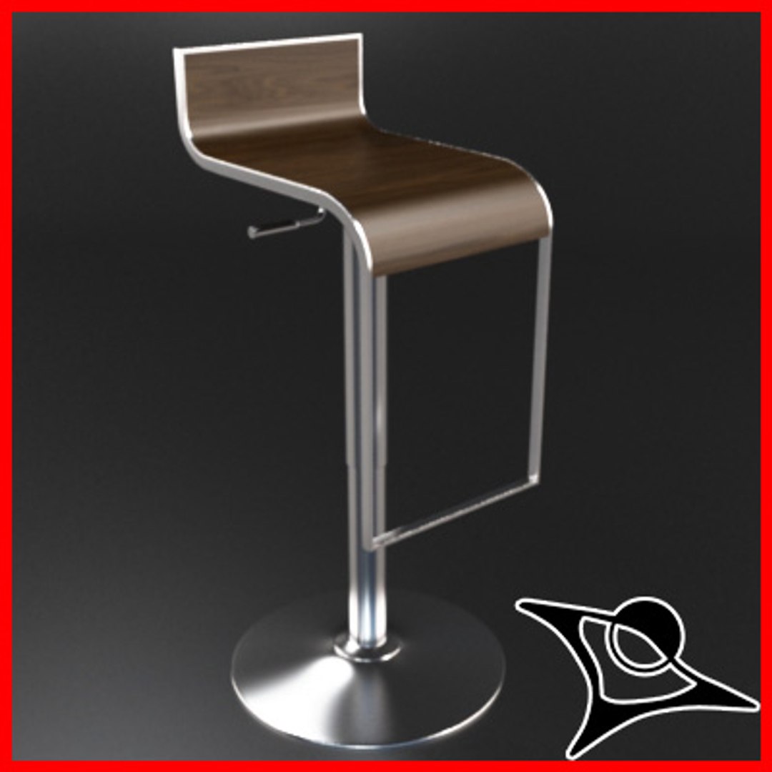 Bar Chair 3d Model