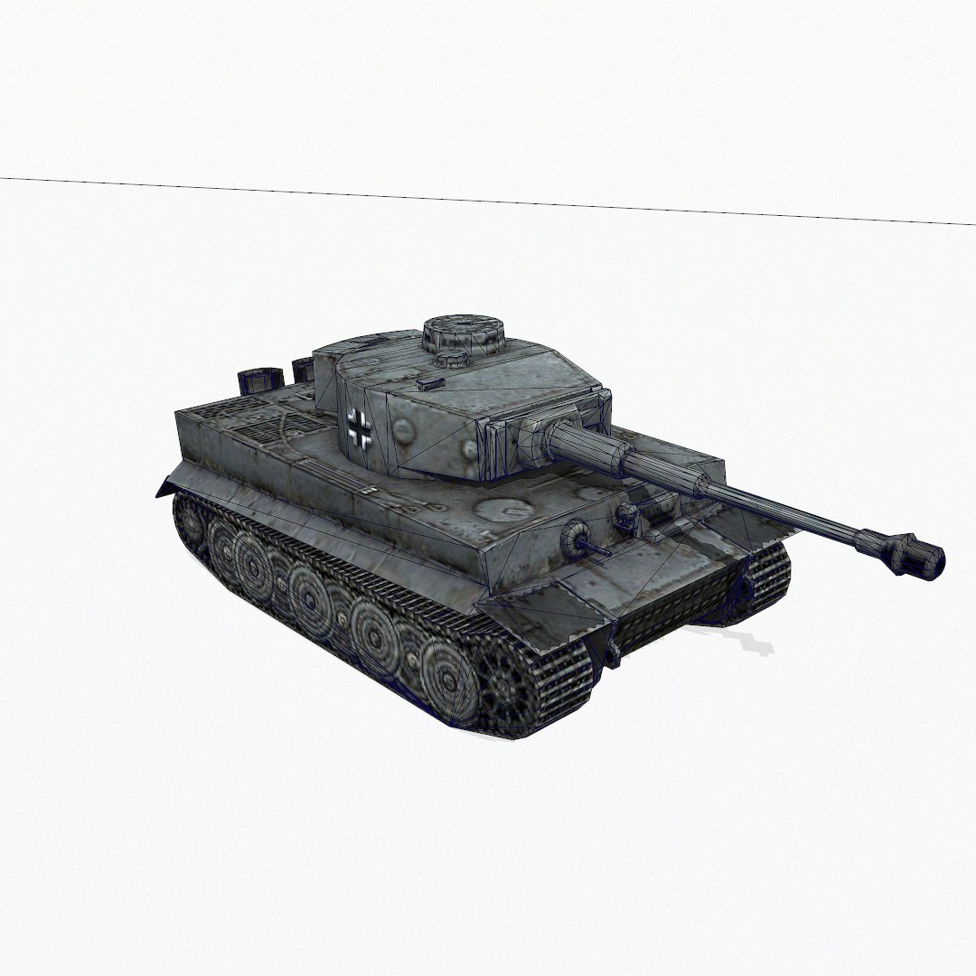Tiger Heavy Tank 3d Model