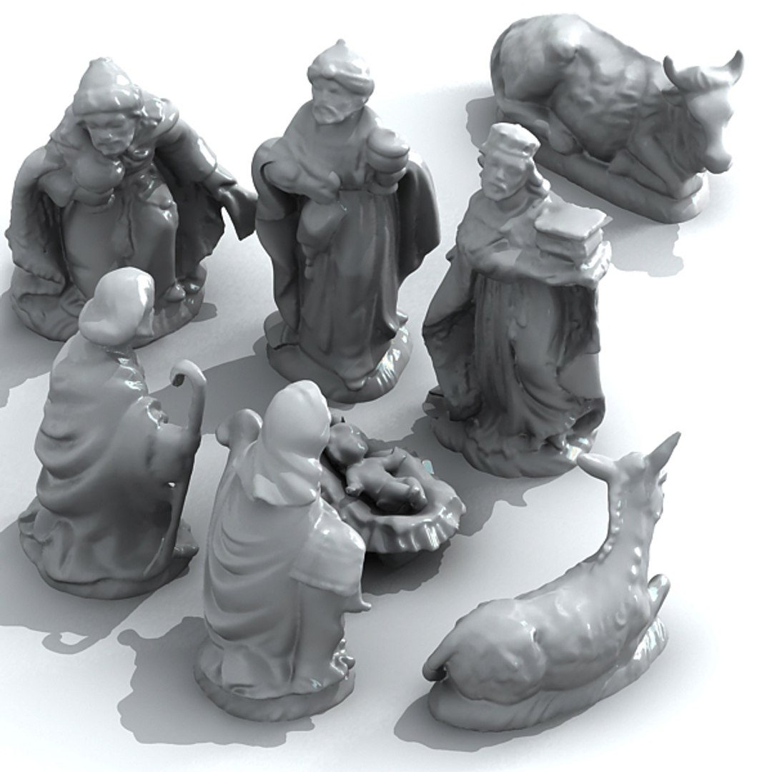 3d Model Props Nativity