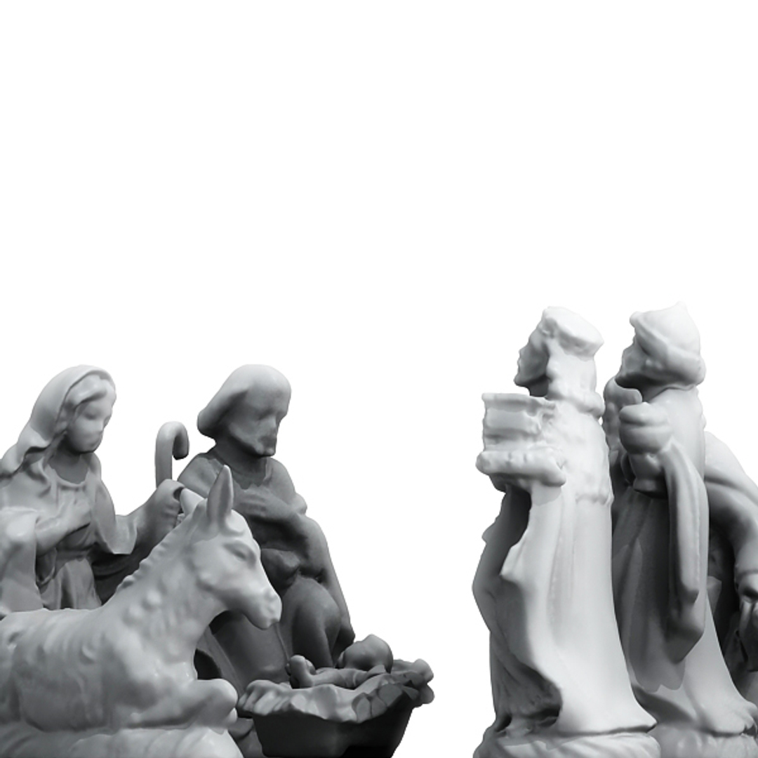 3d model props nativity