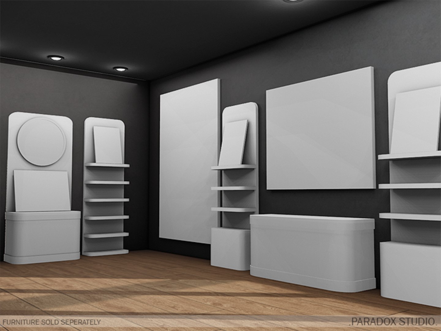 3D PARADOX STUDIO - T6 RETAIL SHOP Model - TurboSquid 2125067