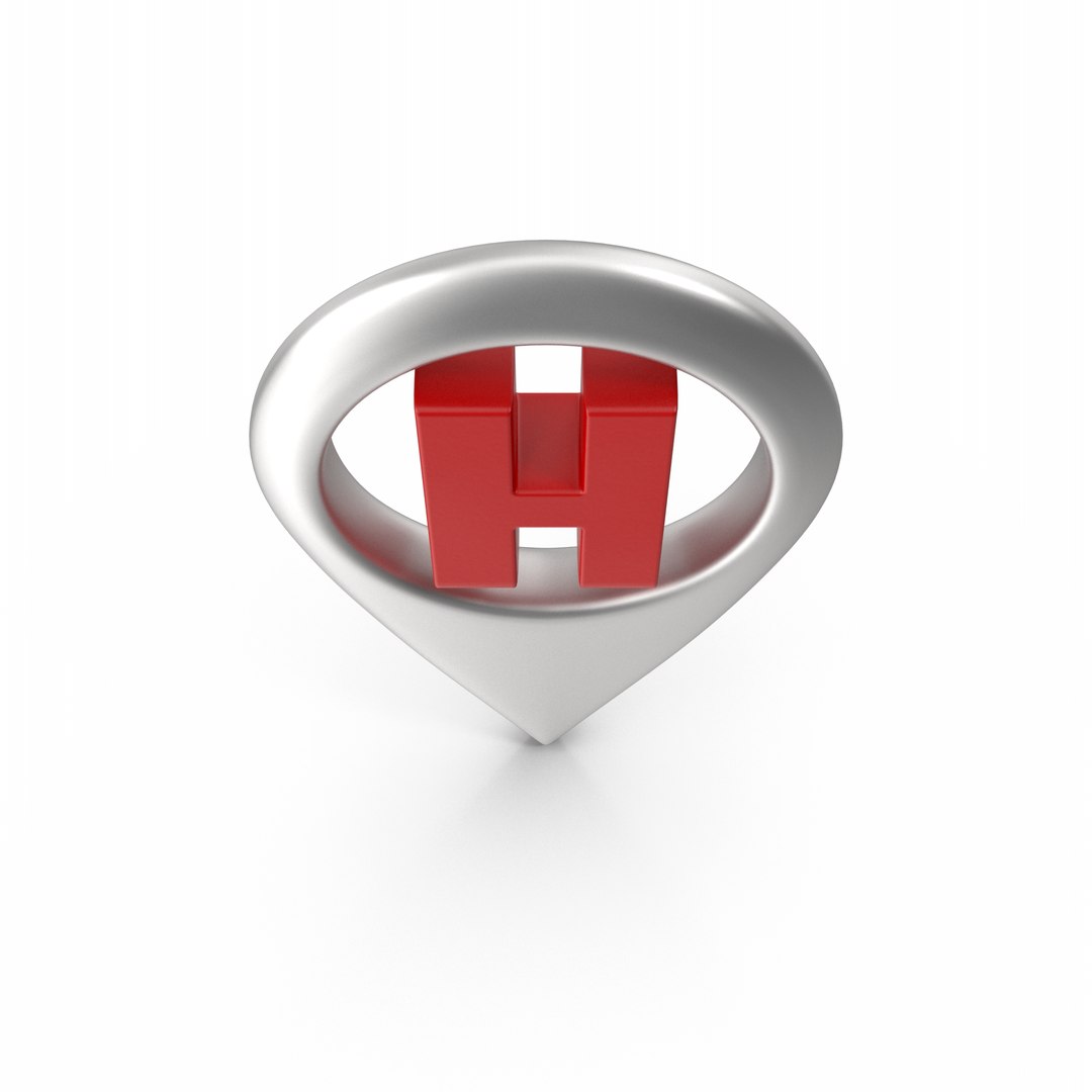 Hospital Marker Silver 3D Model - TurboSquid 2317270
