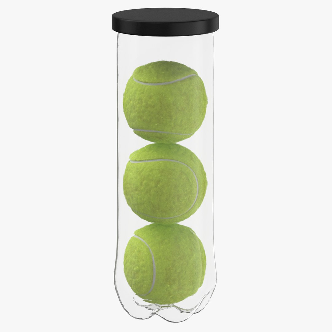 Tennis Ball Canister Clean and Dirty 3D - TurboSquid 2084146