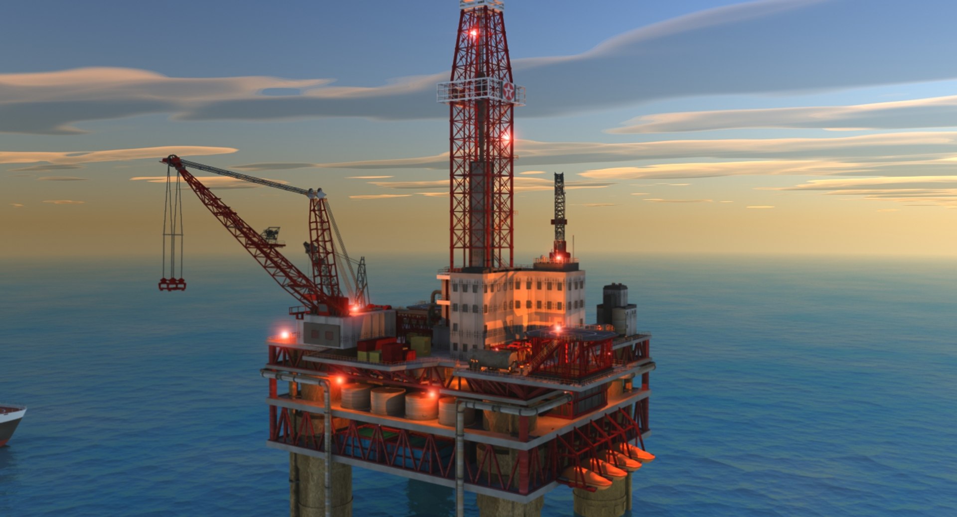 Offshore Oil Platform Max