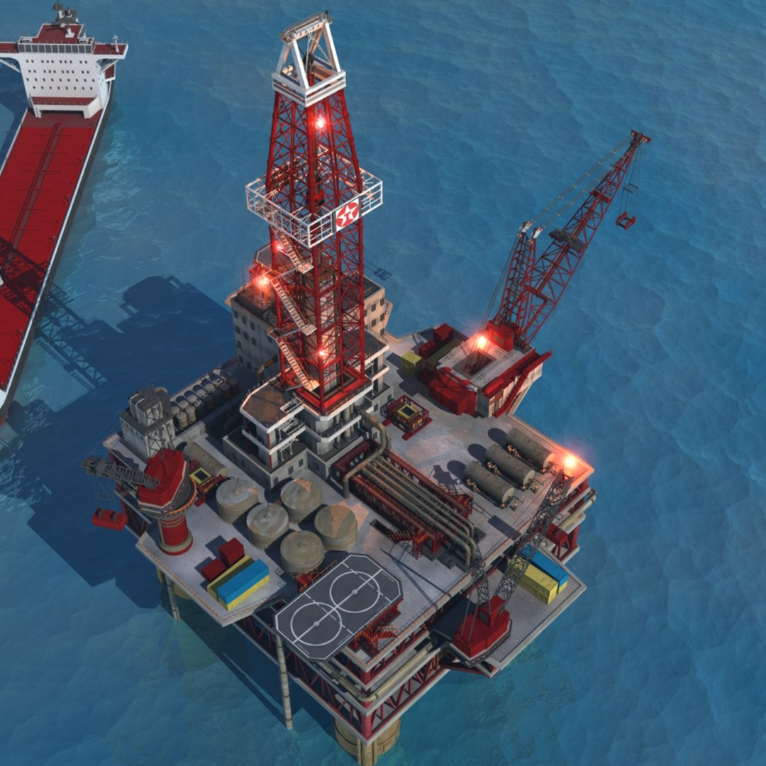 Offshore Oil Platform Max