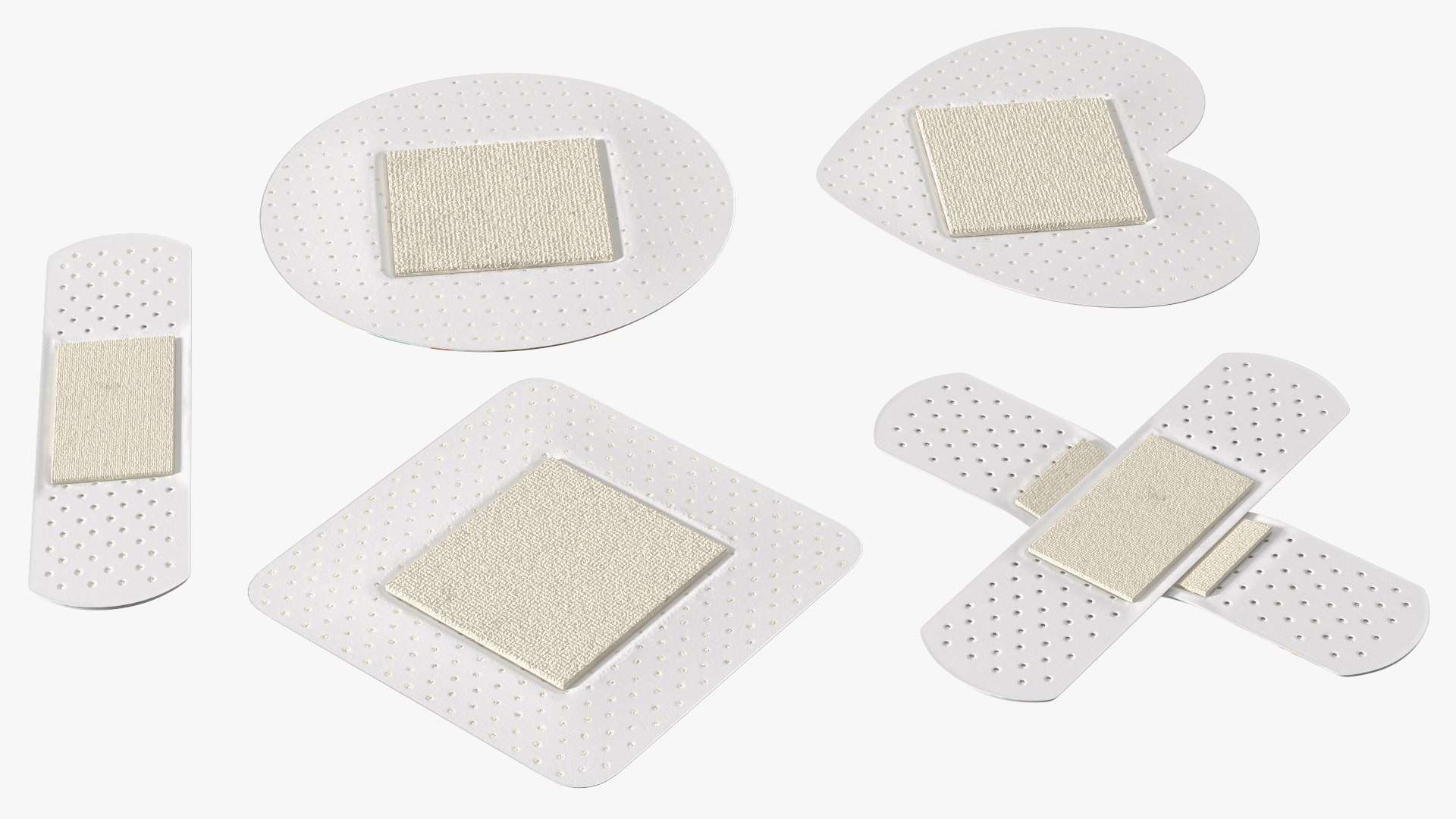 3D Model Band Aids Set For Kids - TurboSquid 1935092