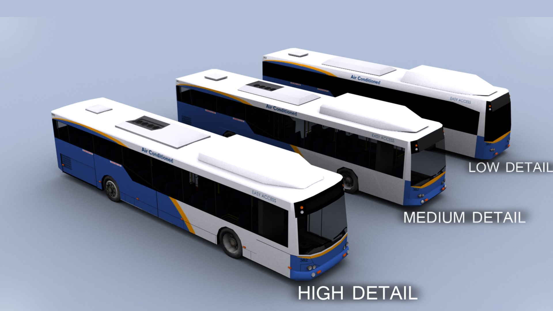 Vehicles Sedan Bus Truck 3d Fbx