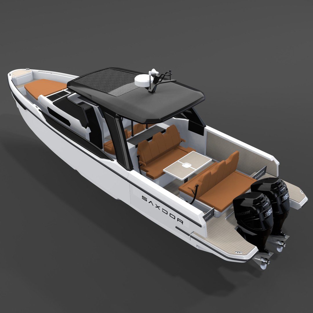3D Saxdor 320 GTO Luxury Motor Yacht 3D - TurboSquid 2126117